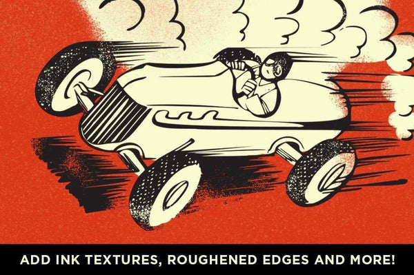 Turbo Textures Brush Kit for Adobe Photoshop - RetroSupply Co.